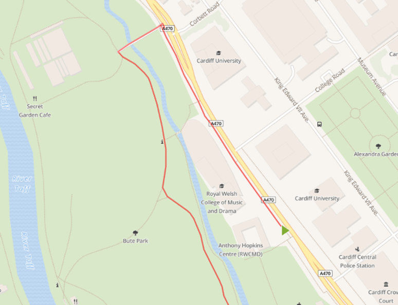 Bute Park - Access Postcodes