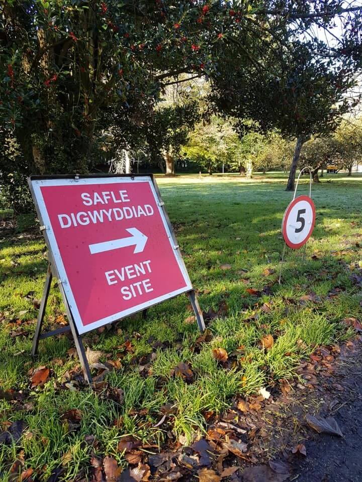 Bute Park - Event Mode Signage